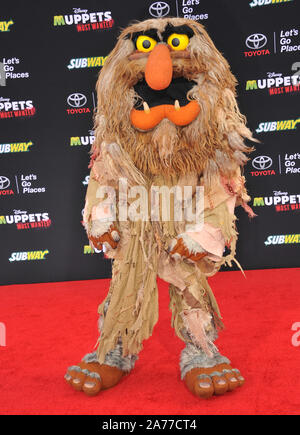 SWEETUMS THE MUPPETS. WORLD PREMIERE HOLLYWOOD LOS ANGELES CALIFORNIA ...
