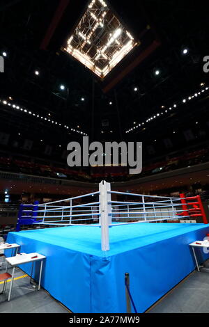 Tokyo, Japan. 31st Oct, 2019. Filipino boxer Nonito Donaire (L) with ...