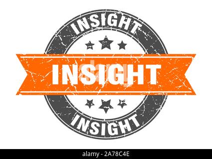 insight round orange sticker isolated on white Stock Vector Image & Art ...
