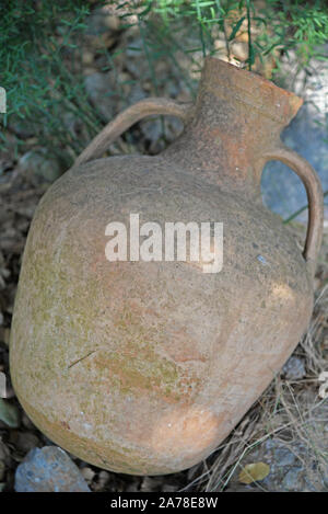 Pithoi, jar-like storage containers for oil, wine, Minoan palace of ...