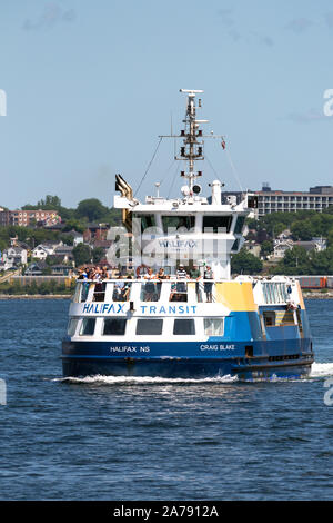 Halifax Transit ferry boat "Craig Blake" at the Halifax Ferry Terminal ...