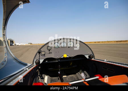 Glider instrument panel Stock Photo - Alamy