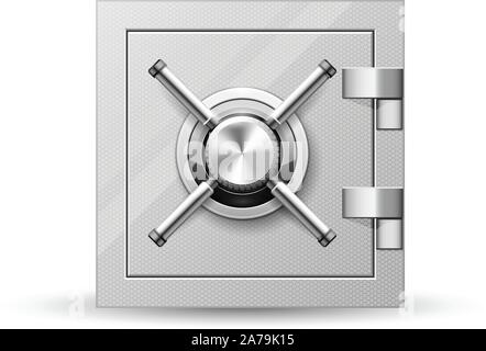 Safe handle wheel. Vault door unlock Stock Vector Image & Art - Alamy