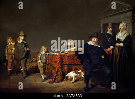 Family Group 1642 by Pieter Codde Stock Photo - Alamy