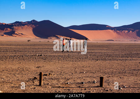 Dune 45, Sunset, Sossusvlei, Namibia Stock Photo - Alamy