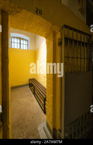 Interior, Prison cell, Victoria Prison, Hong kong Stock Photo - Alamy