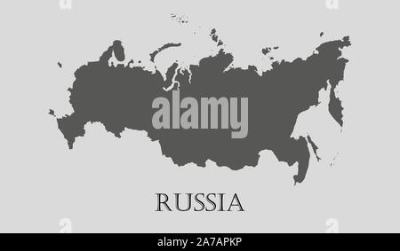 Vector map of Russia Stock Vector Image & Art - Alamy