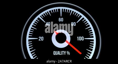 Quality indicator on 100% extremely detailed and realistic high ...