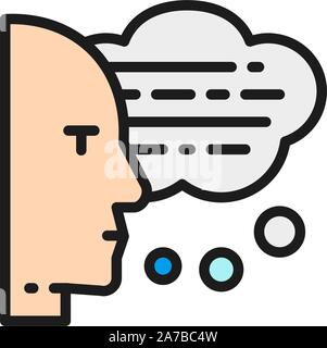 cartoon man with idea with thought bubble Stock Vector Image & Art - Alamy