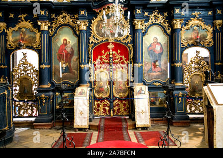 Interior of the Serbian Orthodox Church in Dubrovnik in Croatia Stock ...