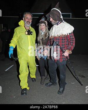 Victoria Coren, at Jonathan Ross' Halloween fancy dress party. London ...