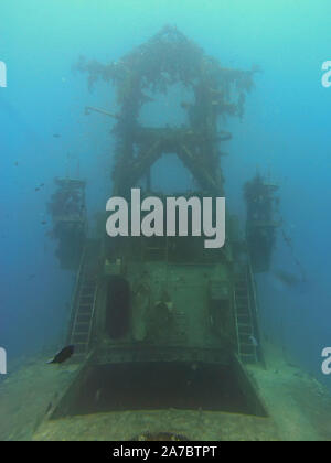 The wreck of the Satil patrol boat in Eilat, Israel Stock Photo - Alamy