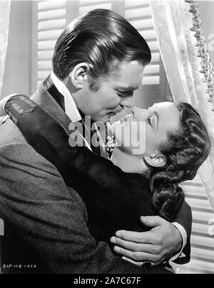 A portrait of Clark Gable, the iconic American actor, known for his ...