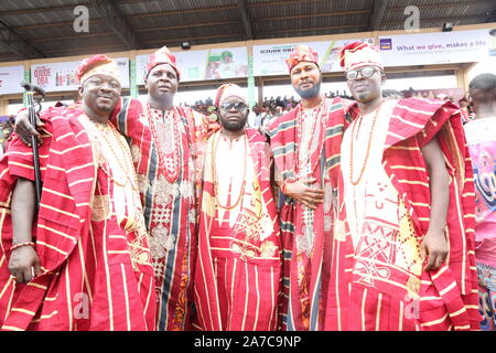 Ladies in their traditional costume, Ogun State, South West, Nigeria ...