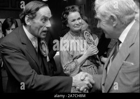 Jeremy Thorpe 1979. 'Thorpe Works For Us' with wife Marion at his ...
