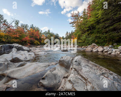 Autumn at the Swift river in New Hampshire Stock Photo - Alamy