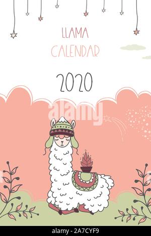 Cute monthly planner template. Kids calendar, simple year months ...