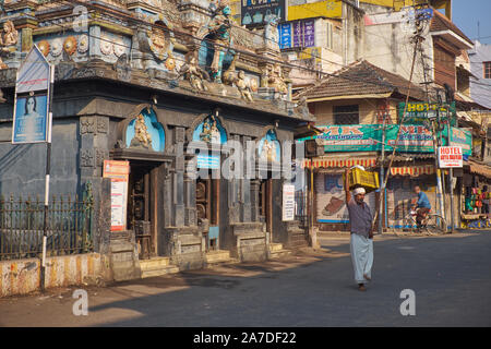 Street scene in Thiruvananthapuram, (Trivandrum), Kerala, India Stock ...