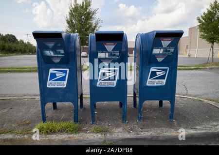 United States Postal Service mail box, Massachusetts, USA Stock Photo ...