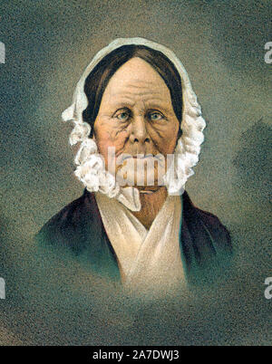 Barbara Fritchie, American Civil War Unionist Stock Photo - Alamy