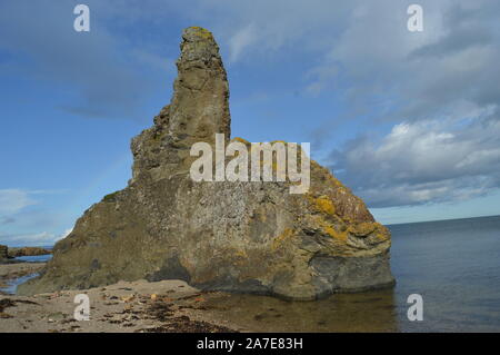 Rock and Spindle, Kinkell, St Andrews, Fife, Scotland Stock Photo - Alamy