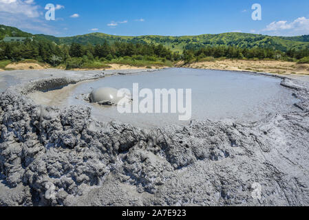 Largest mud volcano in Vulcanii Noroiosi Paclele Mari - Berca Mud ...
