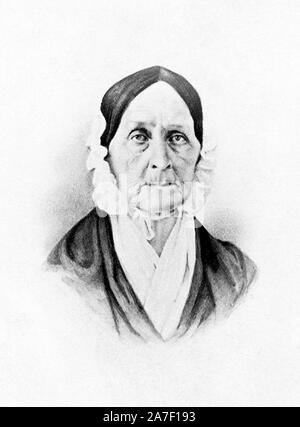 Barbara Fritchie, American Civil War Unionist Stock Photo - Alamy