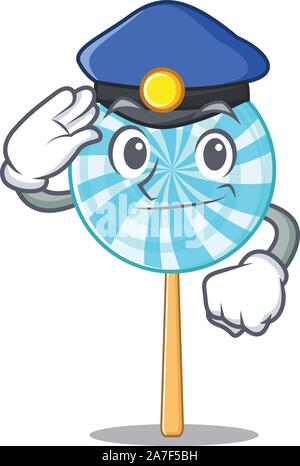 Cartoon corn sweet with the character police Stock Vector Image & Art ...