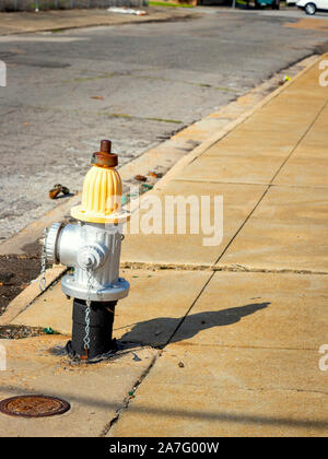 American fire hydrant in isolation Stock Photo - Alamy