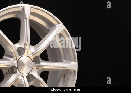 multi spoke silver aluminum die cast alloy wheel Stock Photo - Alamy