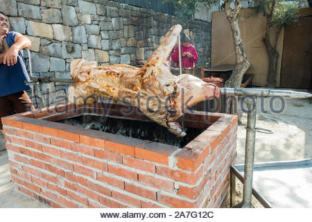 A medieval spit roast Stock Photo: 20307593 - Alamy