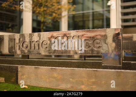 Sign of the Home Office government building in Central London UK Stock ...