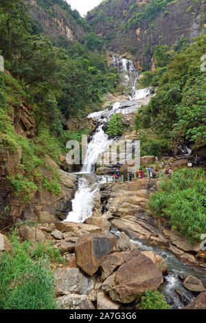 Ravana Ella Falls, Badulla District, Uva Province, Sri Lanka Stock ...