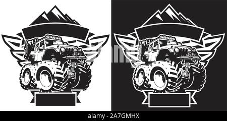offroad adventure t shirt graphic design vector illustration digital ...