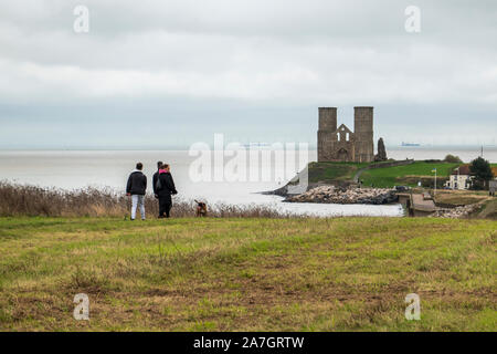 Autumn Walk,Reculver Country Park,Saxon Shore Way.Bishopstone,Nr,Herne ...