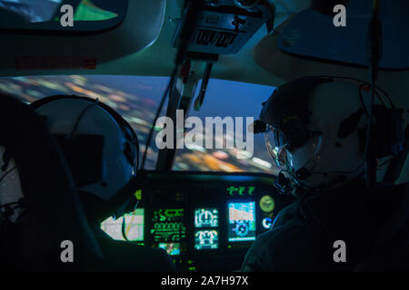 The San Diego Police Department (SDPD) perform a routine helicopter ...