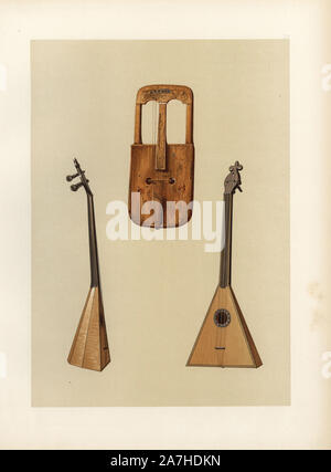 A Crwth an ancient Welsh stringed musical instrument Stock Photo - Alamy