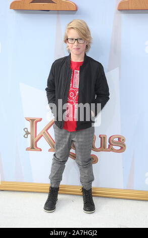 Evan Agos at the "Klaus" Los Angeles Premiere held at the Regency ...