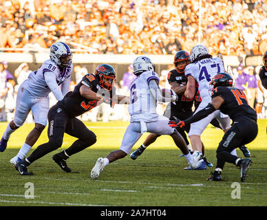 Oklahoma State's Philip Redwine-Bryant catches a pass at NFL football ...