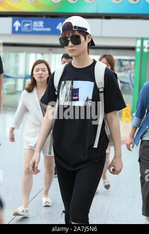 Chinese singer, songwriter, DJ and actress Chris Lee attended on the ...