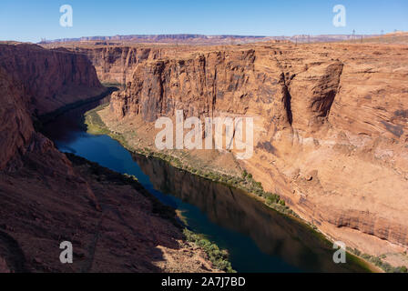 Glen Canyon Dam Overlook,arizona,united states of america Stock Photo ...