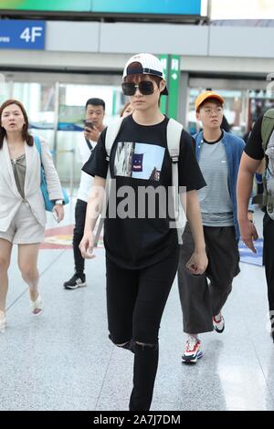 Chinese singer, songwriter, DJ and actress Chris Lee attended on the ...