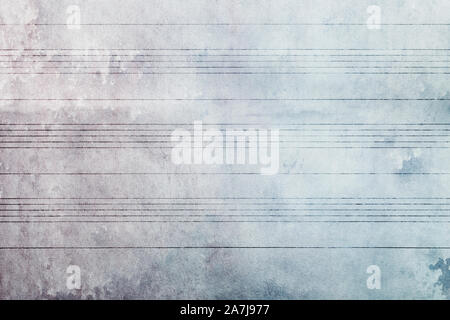 Sheet music without notes, horizontal lines, empty surface Stock Photo ...