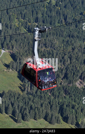 mount pilatus cable car;aerial cableway;kriens;lucerne;switzerland ...