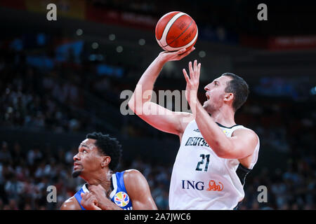German professional basketball player Paul Zipser of the Germany ...