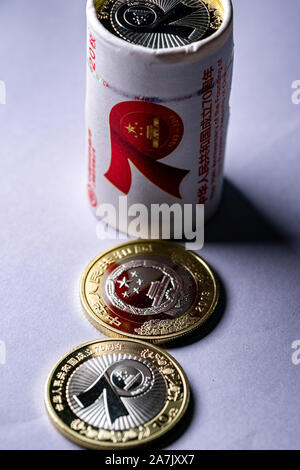 A close observation about two sides of commemorative coins issued by ...