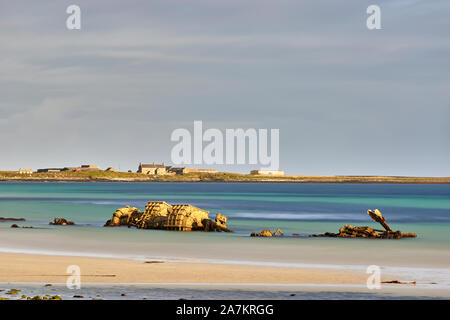 The remains of the WWI German Destroyer B98 in Lopness Bay, Northwall ...