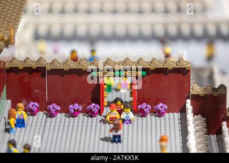 The Lego toy model of the Forbidden City, also known as the Imperial ...