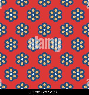 Elegant trendy seamless vector floral ditsy pattern design of small ...