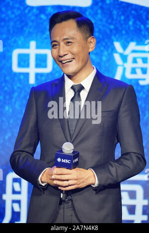 Chinese actor Liu Ye shows up at the MSC Cruise event in Shanghai ...